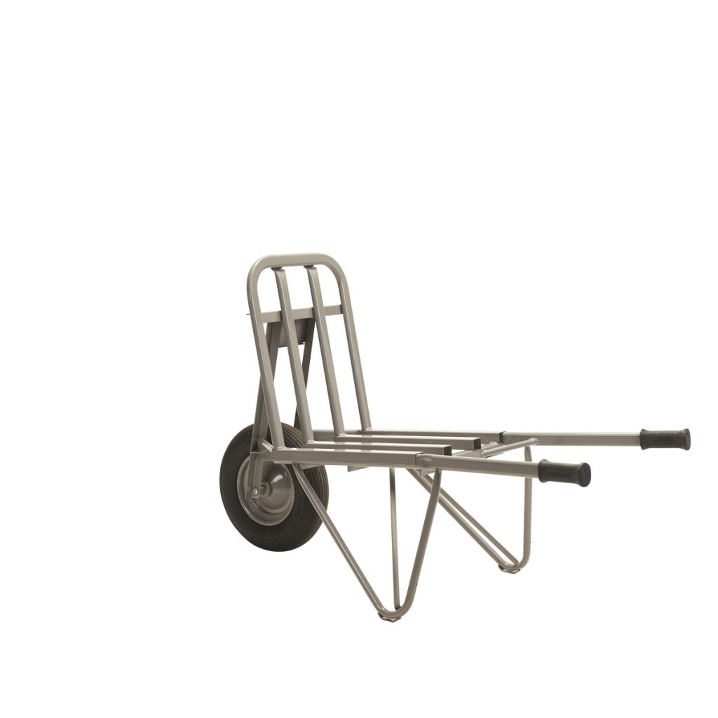 10912 Reinforced Brick wheelbarrow with pneumatic tyre, capacity 250 Kg ...