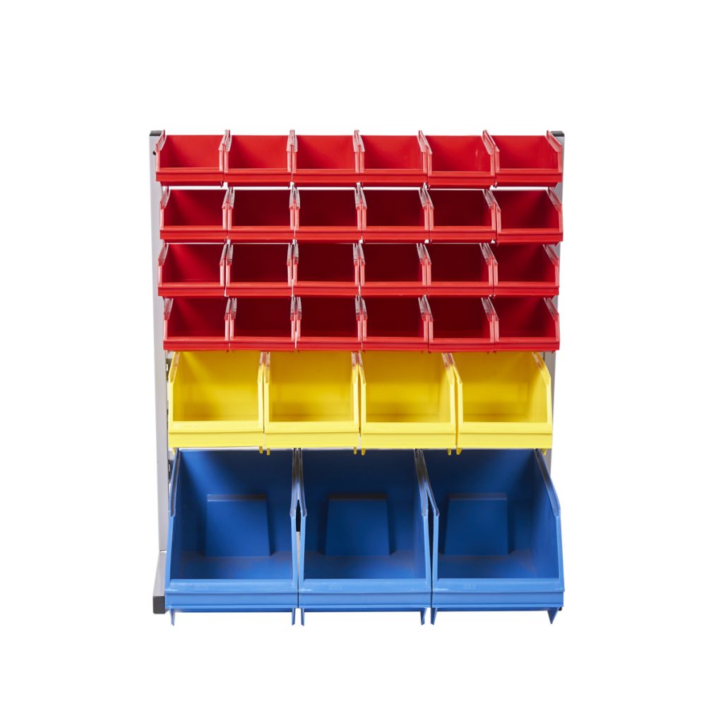 11031 Storage rack for 28 bins, Productgroup: Platformtrucks ...