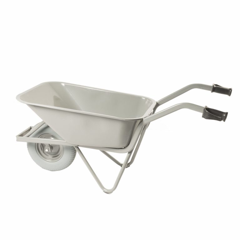 15444 Very strong construction wheelbarrow with rectangular tray ...
