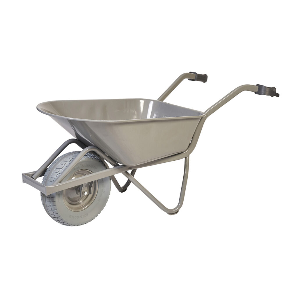 18320 Very strong construction wheelbarrow with extra wide puncture ...