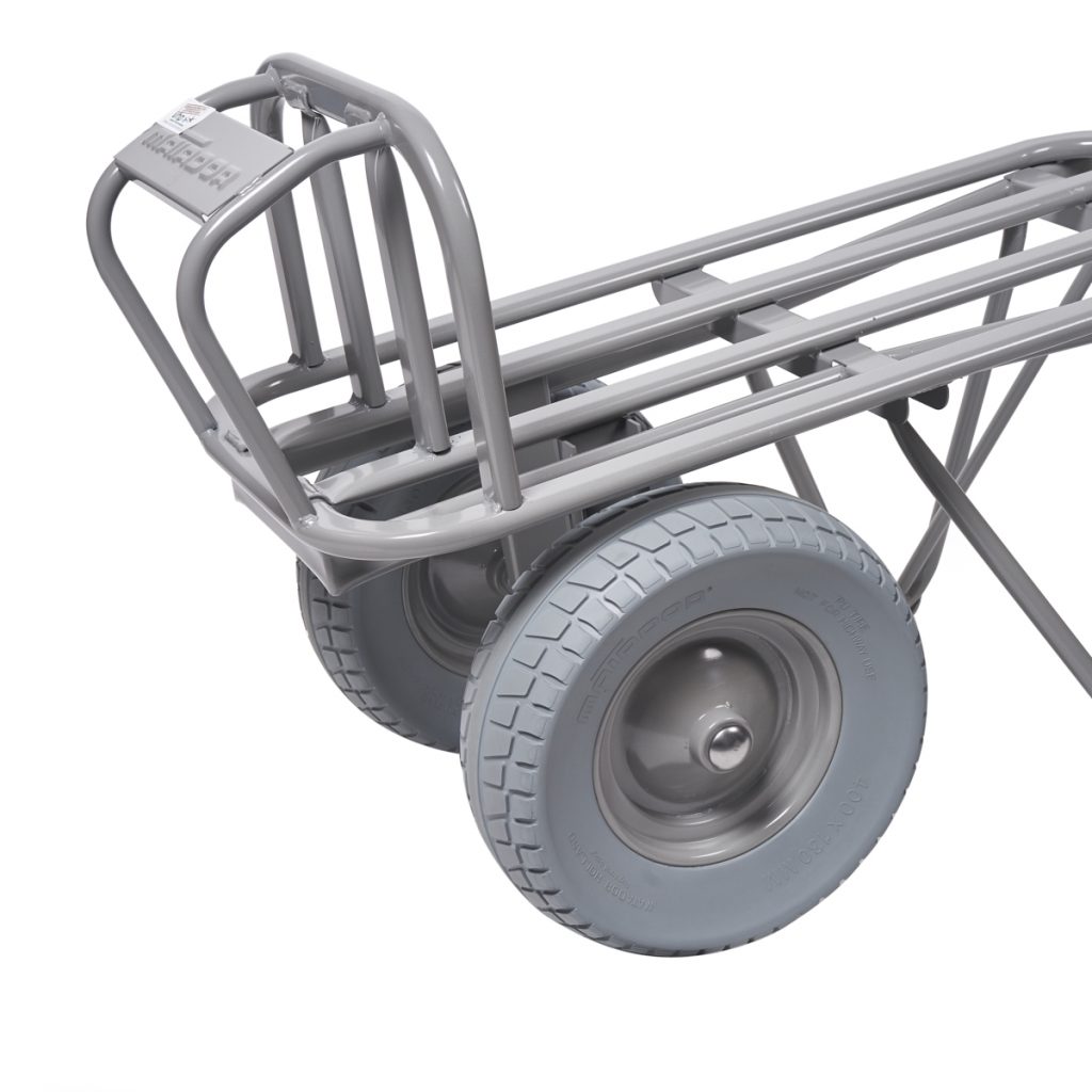 18351 Professional (stone) transport trolley with steel rim and 2 Extra ...