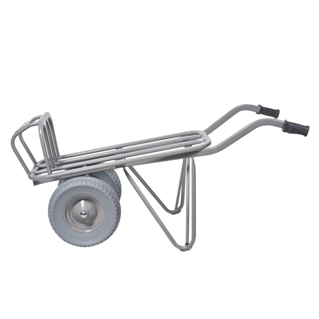 18351 Professional (stone) transport trolley with steel rim and 2 Extra ...